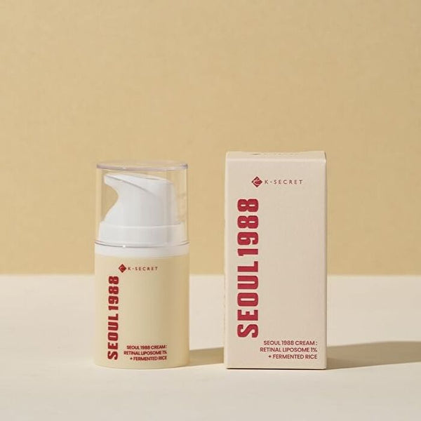 K-secret Seoul 1988 Face Cream Retinal Liposome 1% & Fermented Rice 50 ...