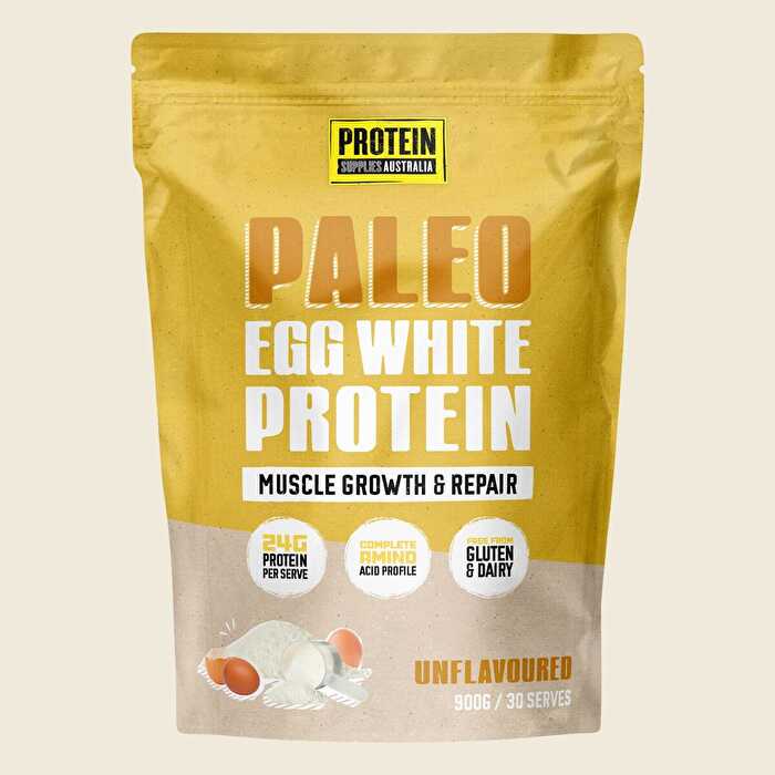 Paleo Egg White Protein Unflavoured 900g – Cosmetics Online