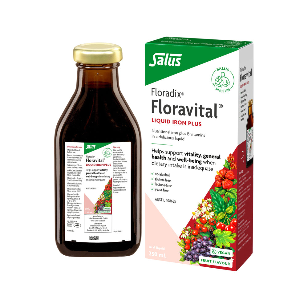 Floradix (by Salus) Floravital (Liquid Iron Plus) Oral Liquid 250ml ...
