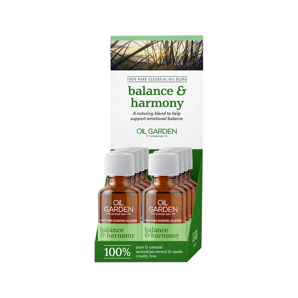 Oil Garden Essential Oil Blend Balance & Harmony 25ml x 8 Display ...